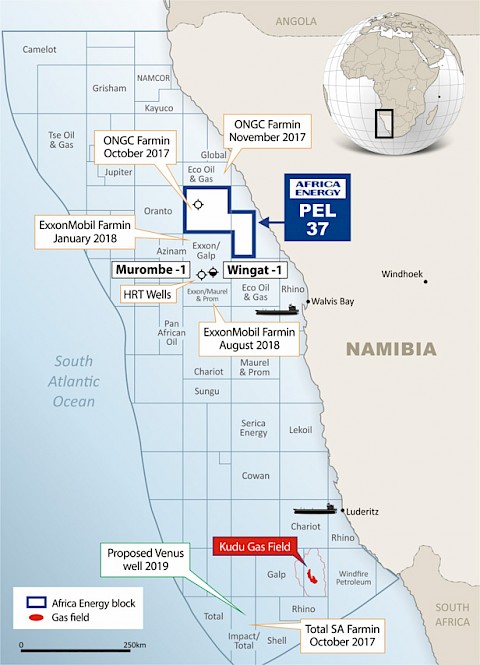 Namibia, PEL 37 | Africa Energy Corp.