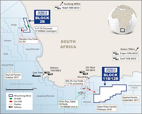 South Africa, Block 11B/12B | Africa Energy Corp.
